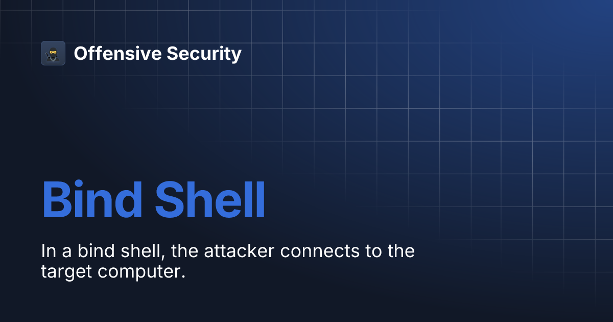 Bind Shell | Offensive Security